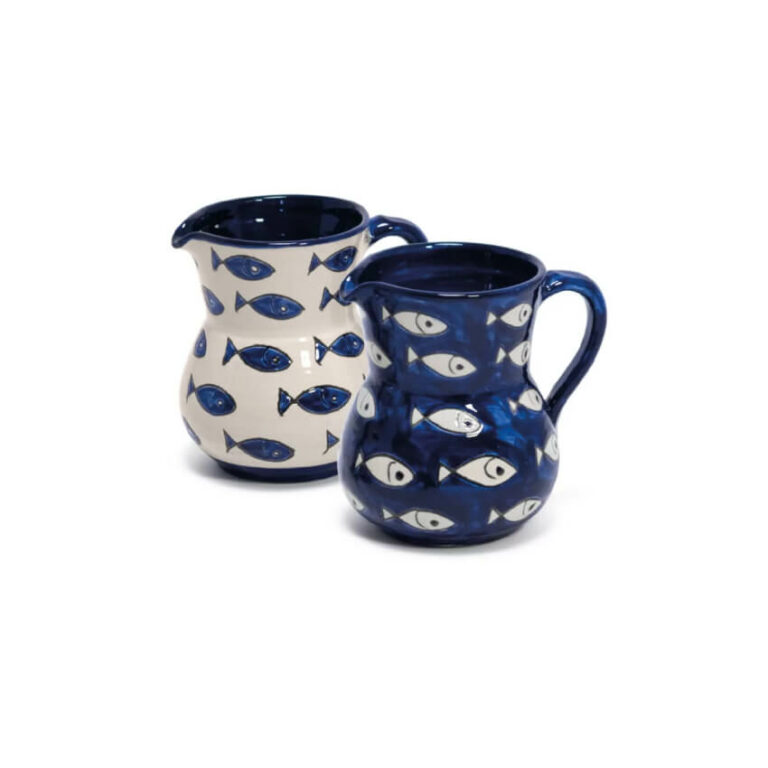 Blue & White Fish - Large Bowl | Verano Ceramics