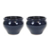 Bola Plant Pot - Dipped Blue | Verano Ceramics
