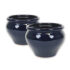 Bola Plant Pot - Dipped Blue | Verano Ceramics