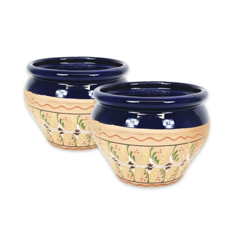 Bola Plant pot - Inca Blue | Verano Ceramics