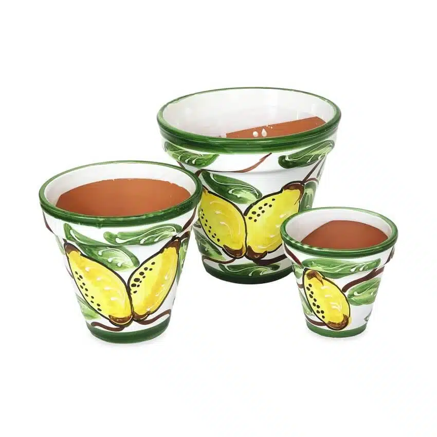 Classic Lemons Plant Pots | Verano Ceramics